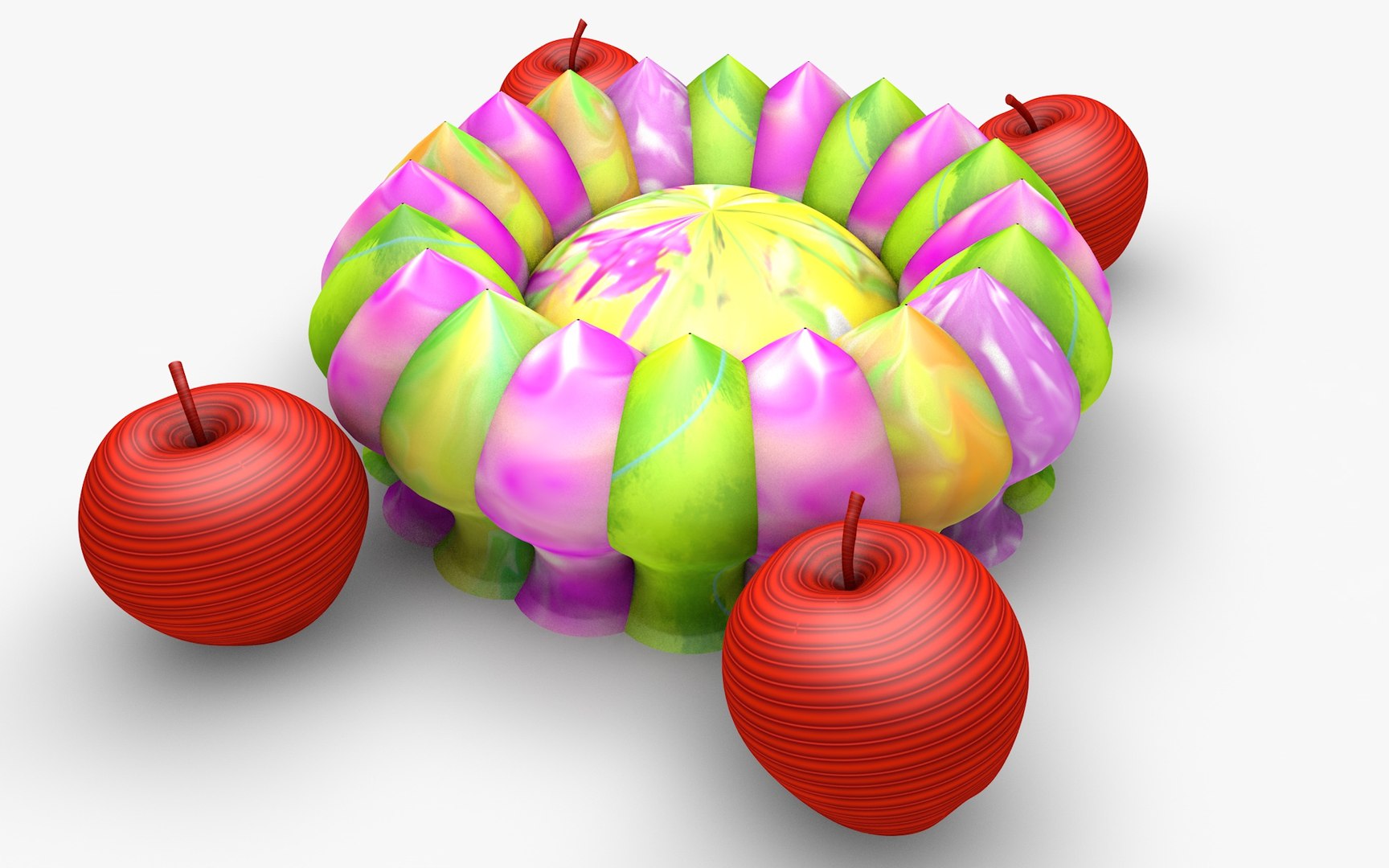 FRUITY FLORAL 3D Model - TurboSquid 2103598