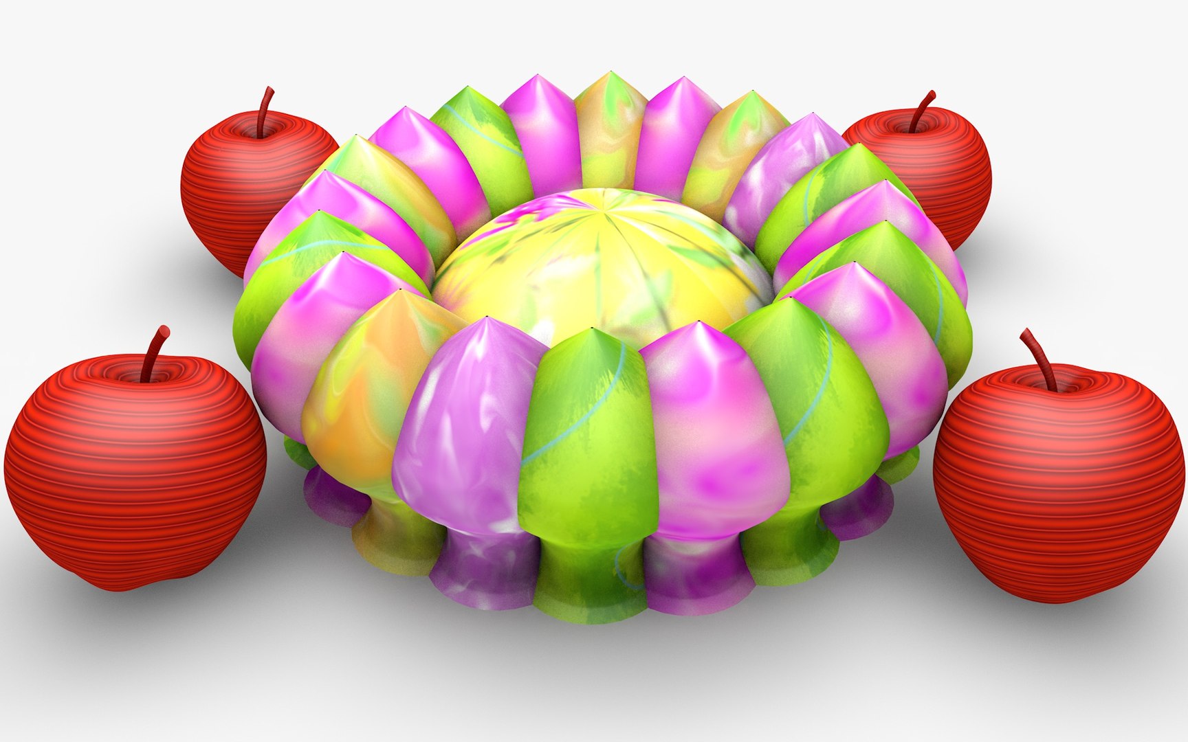 FRUITY FLORAL 3D Model - TurboSquid 2103598