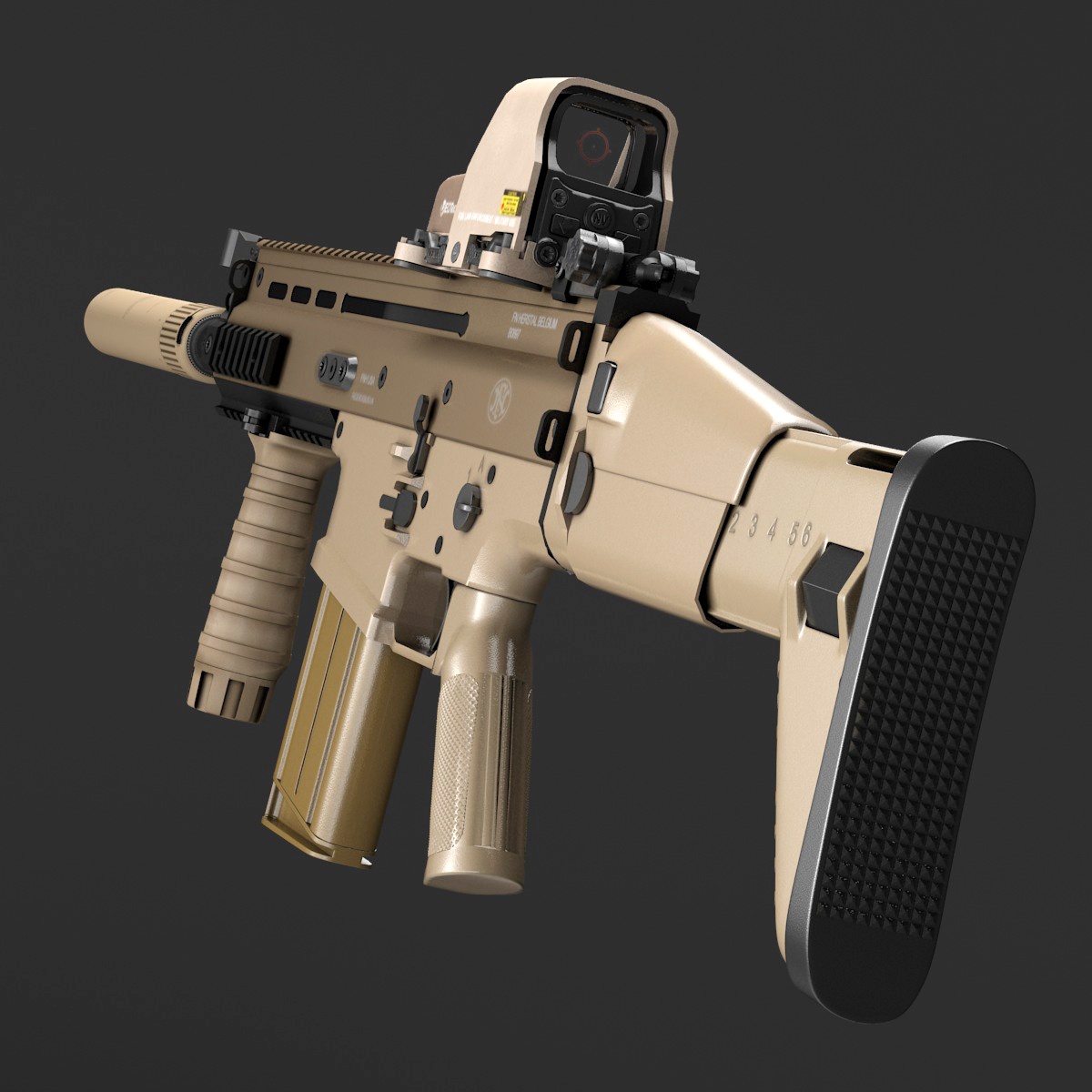 assault rifle fn scar-h max