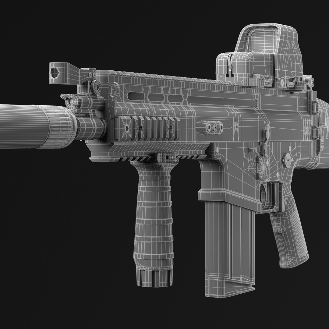 assault rifle fn scar-h max