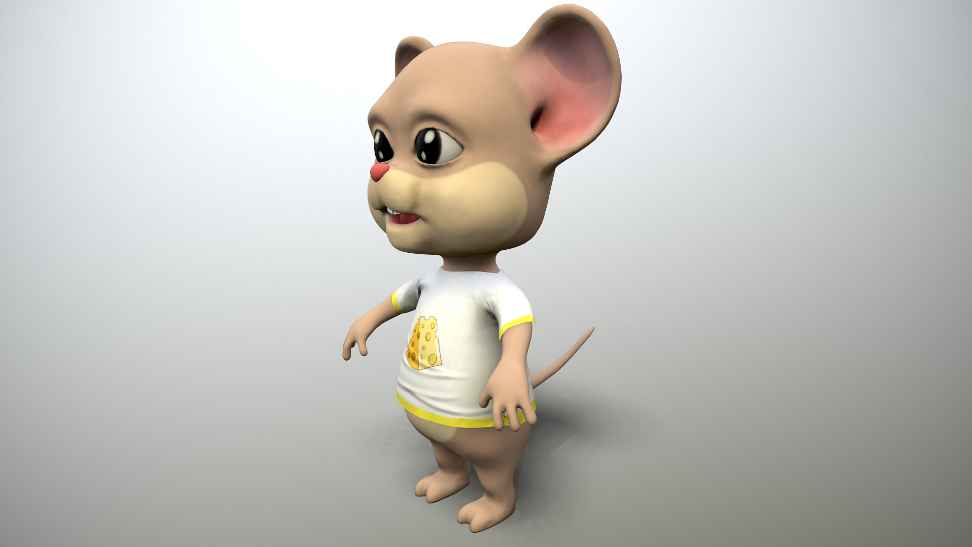Mouse Cartoon Toon 3D Model - TurboSquid 1697739