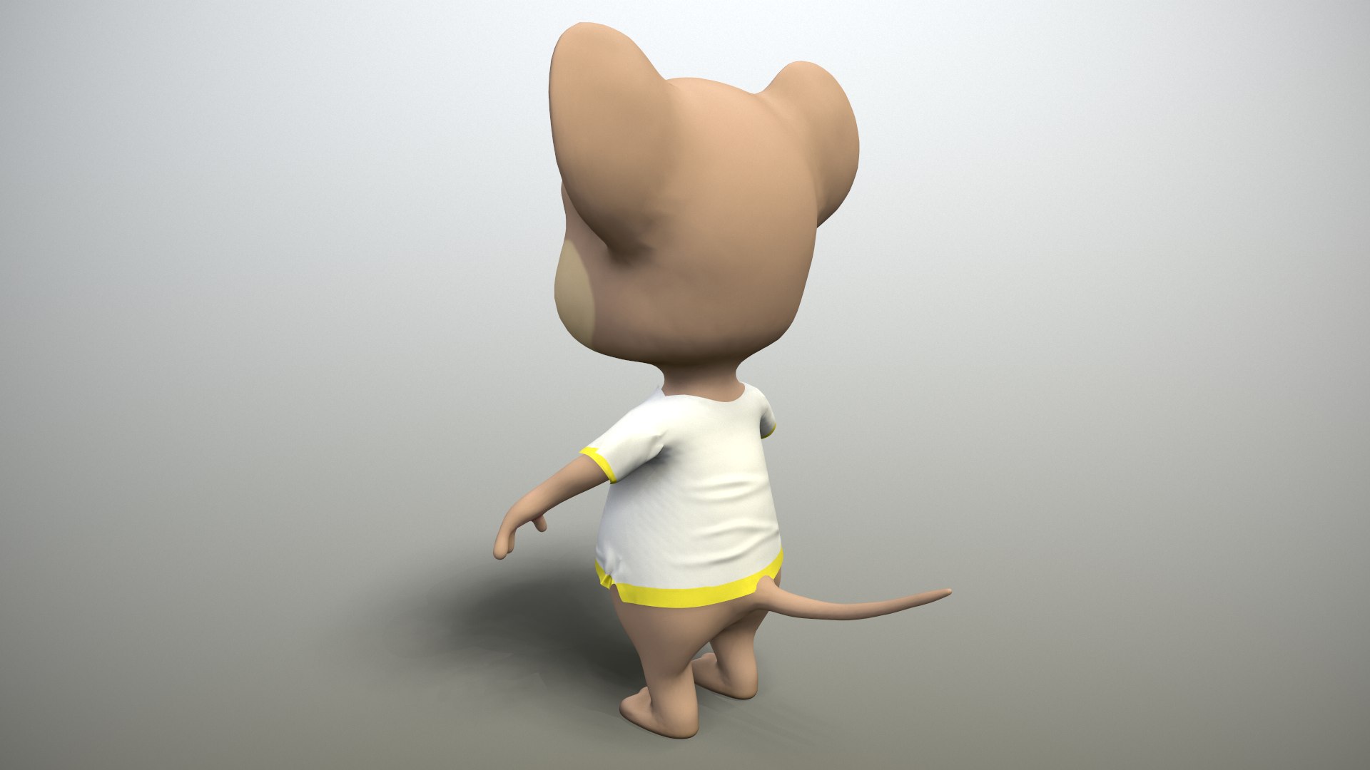 Mouse Cartoon Toon 3D Model - TurboSquid 1697739