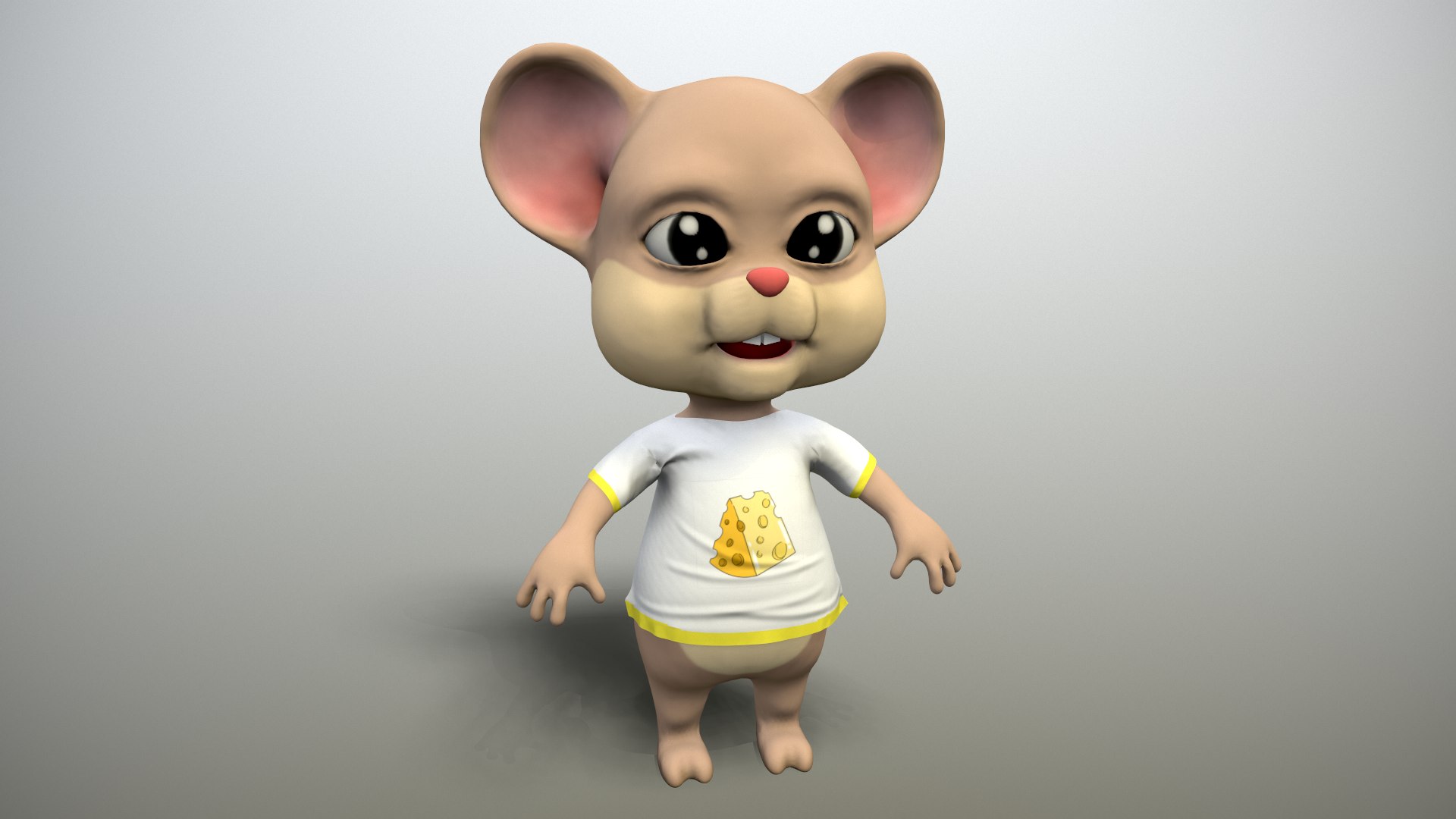 Mouse Cartoon Toon 3D Model - TurboSquid 1697739