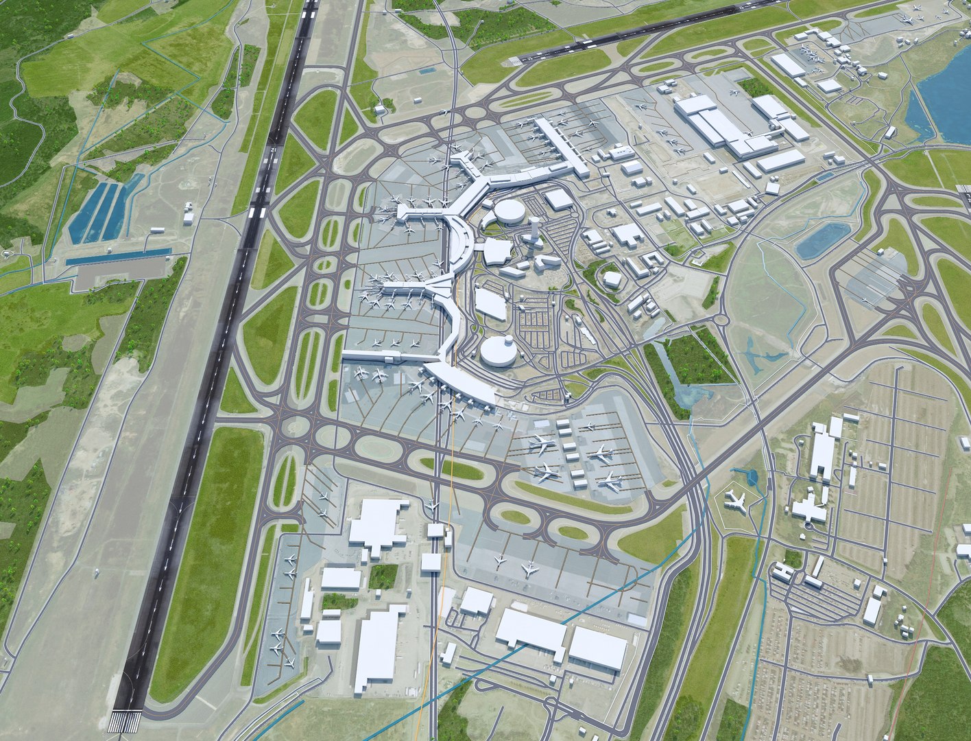 3D Stockholm Arlanda Airport - TurboSquid 2016215
