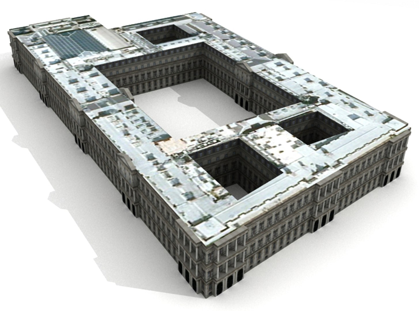 foreign commonwealth building 3d model