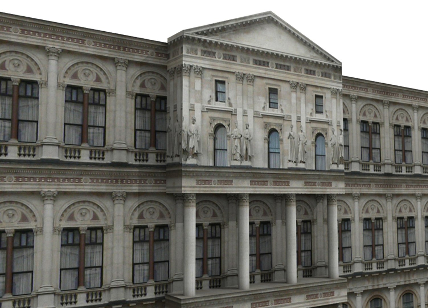 foreign commonwealth building 3d model