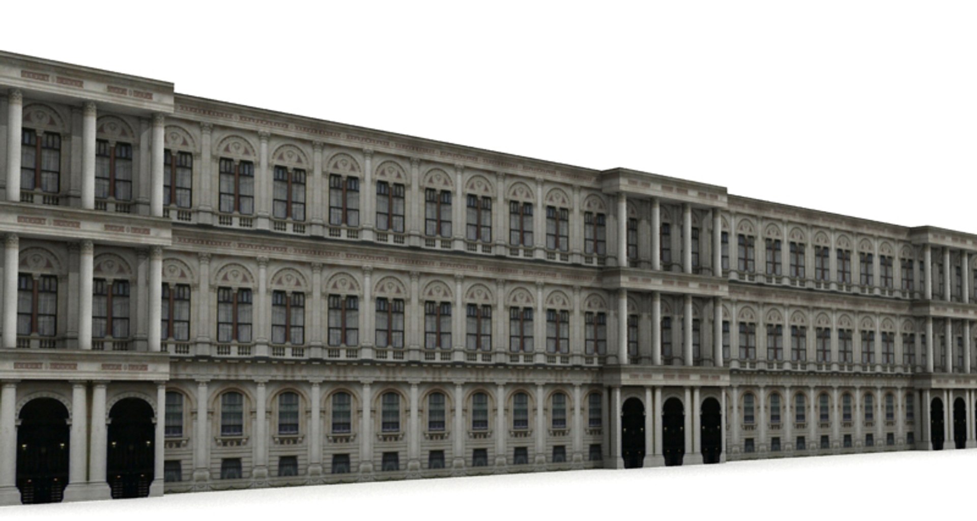 foreign commonwealth building 3d model