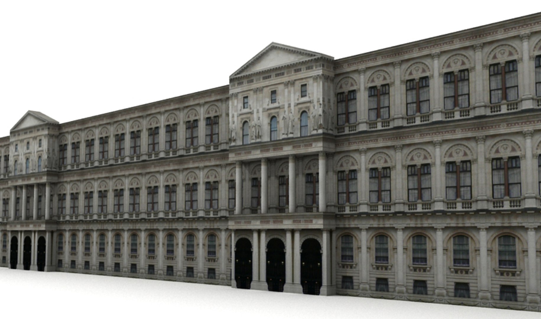 foreign commonwealth building 3d model