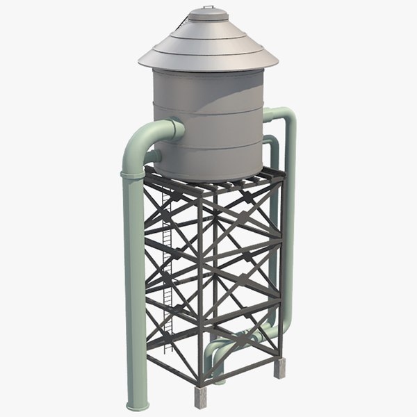 3D water tank 1 model - TurboSquid 1412587