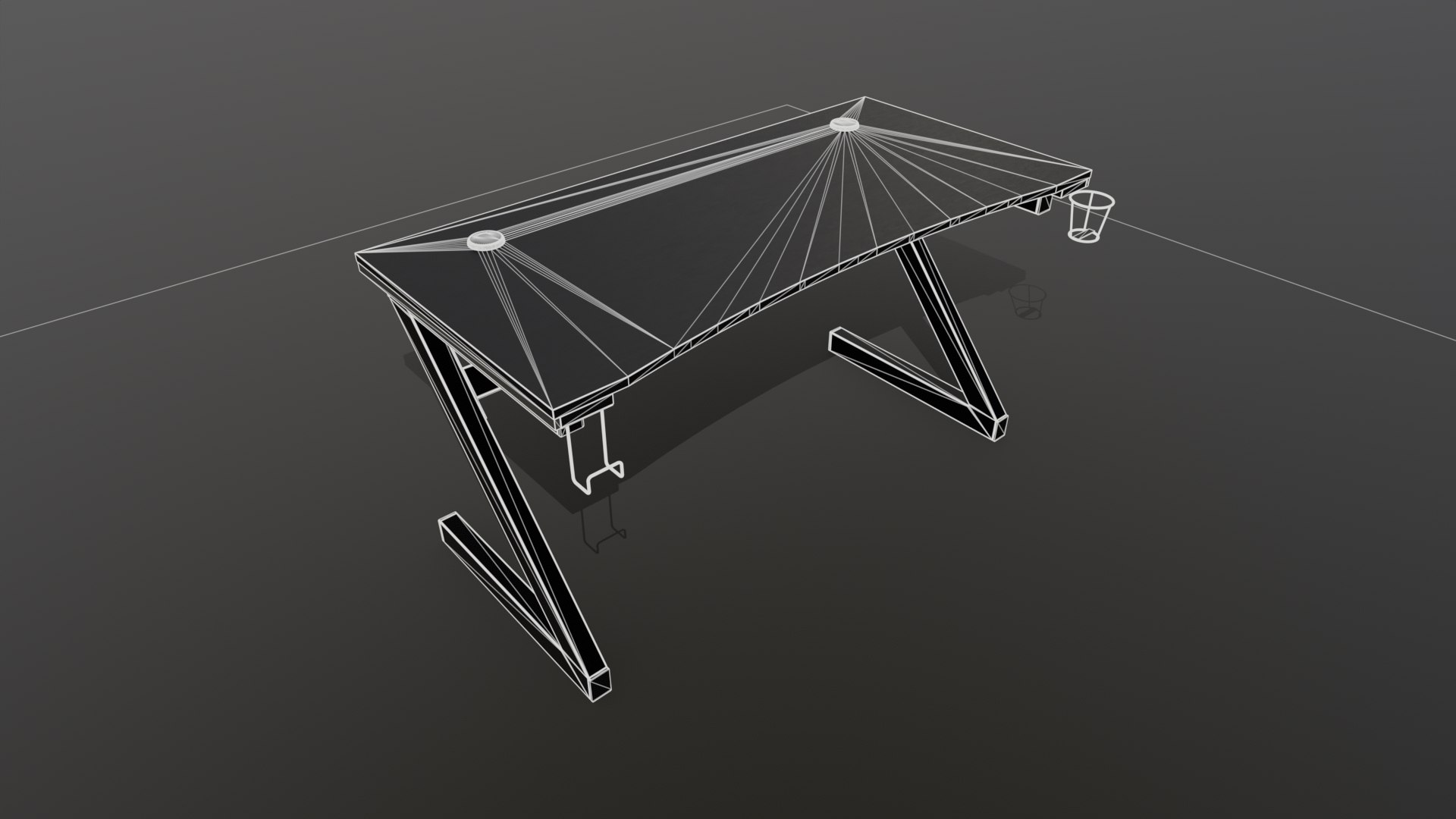 3D Gaming Desk Model - TurboSquid 2049705