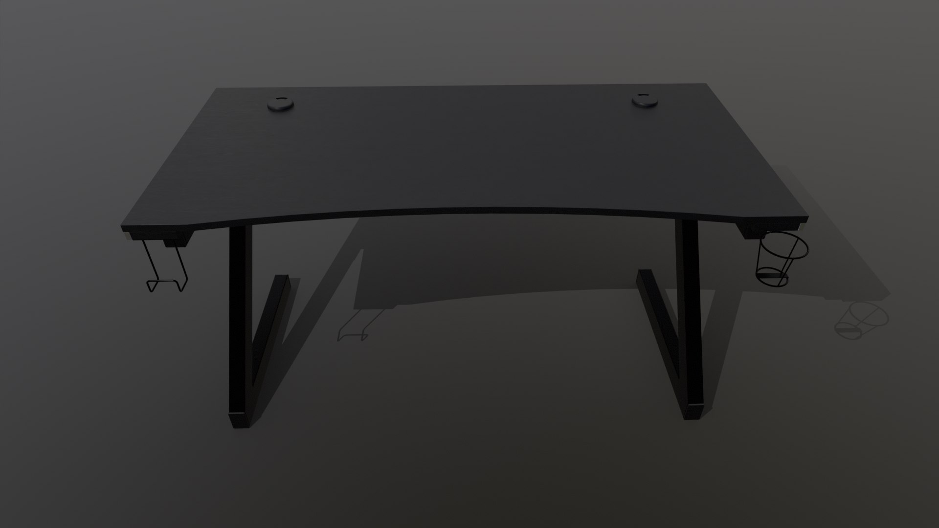 3D Gaming Desk Model - TurboSquid 2049705