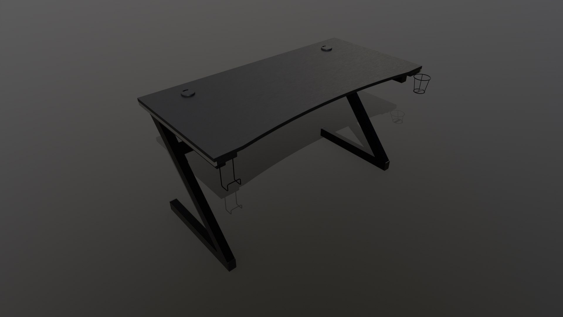3D Gaming Desk Model - TurboSquid 2049705