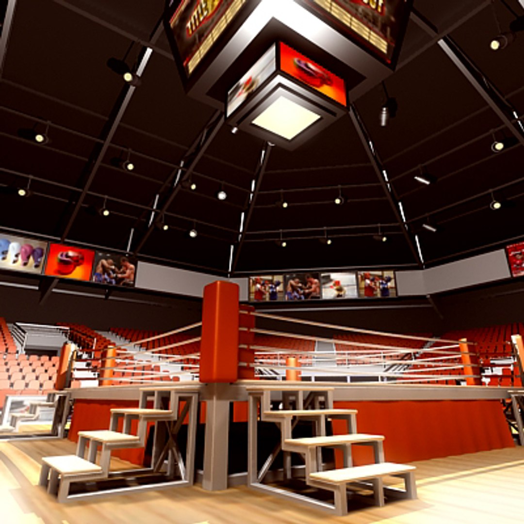 3ds Max Boxing Arena