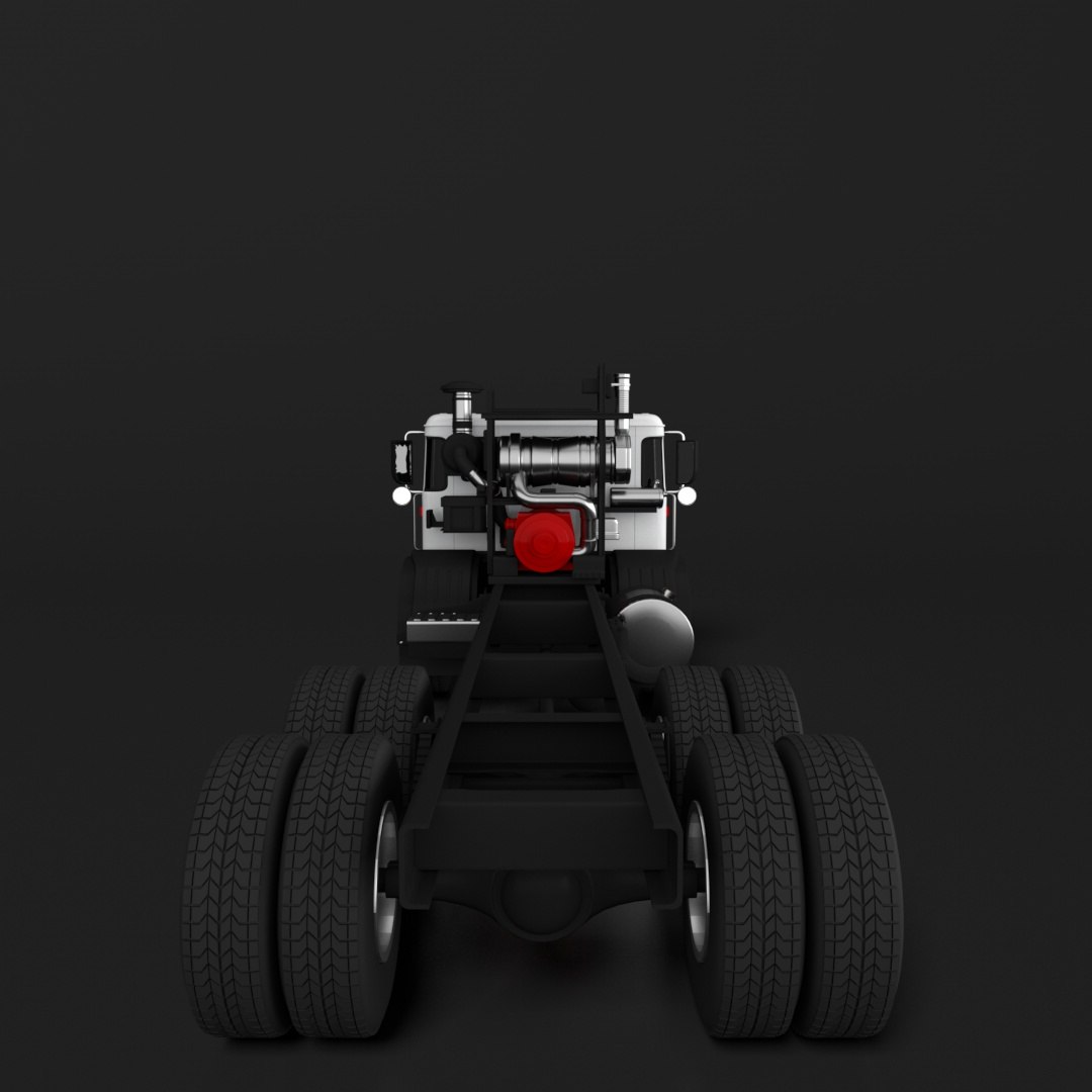 Autocar ACX Chassis Truck 3D Model - TurboSquid 2302836