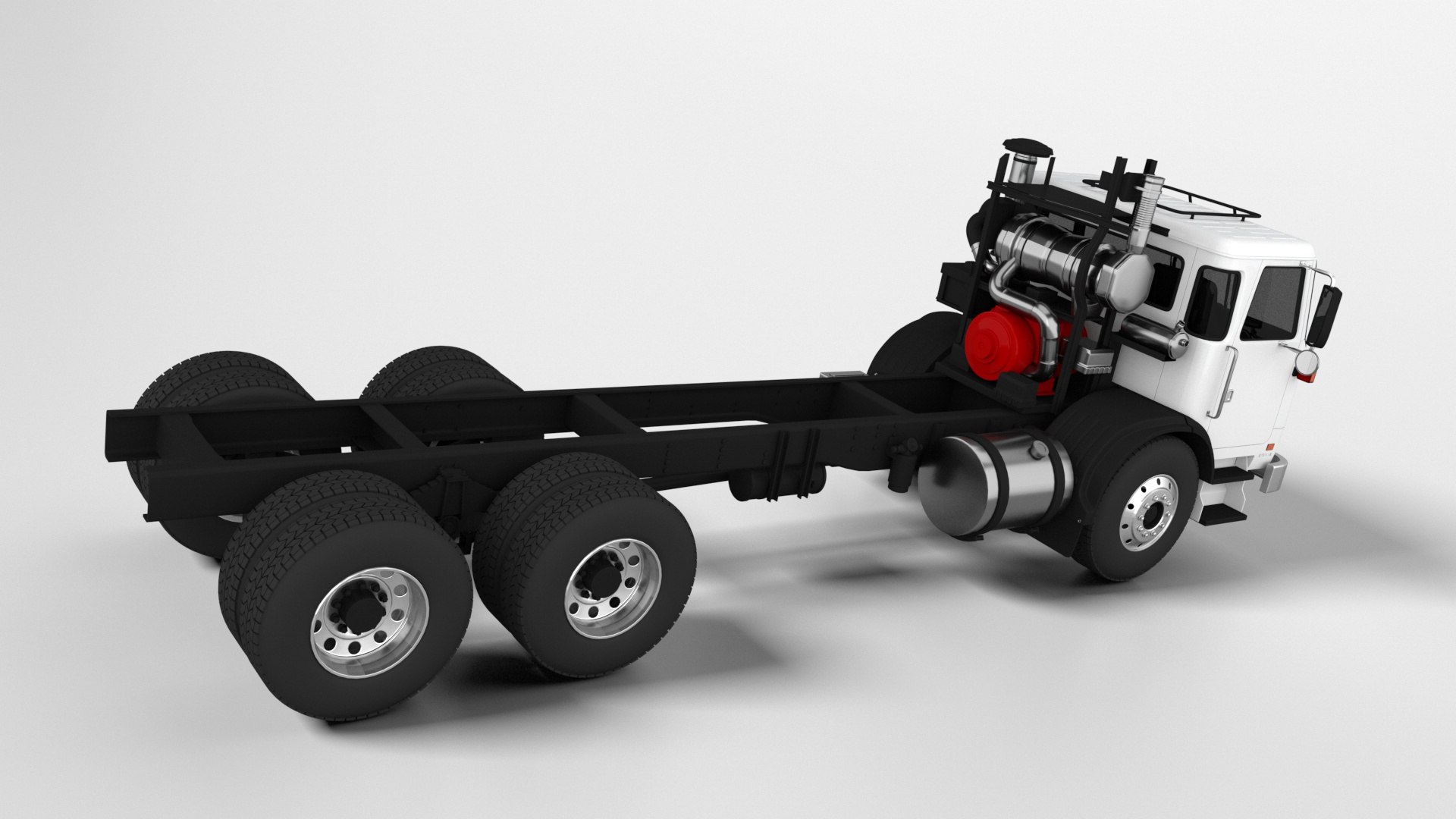 Autocar ACX Chassis Truck 3D Model - TurboSquid 2302836