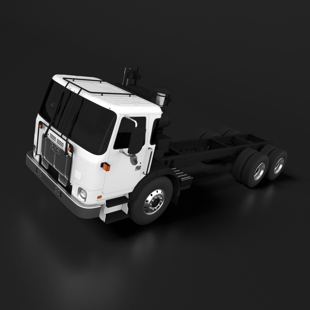 Autocar ACX Chassis Truck 3D Model - TurboSquid 2302836