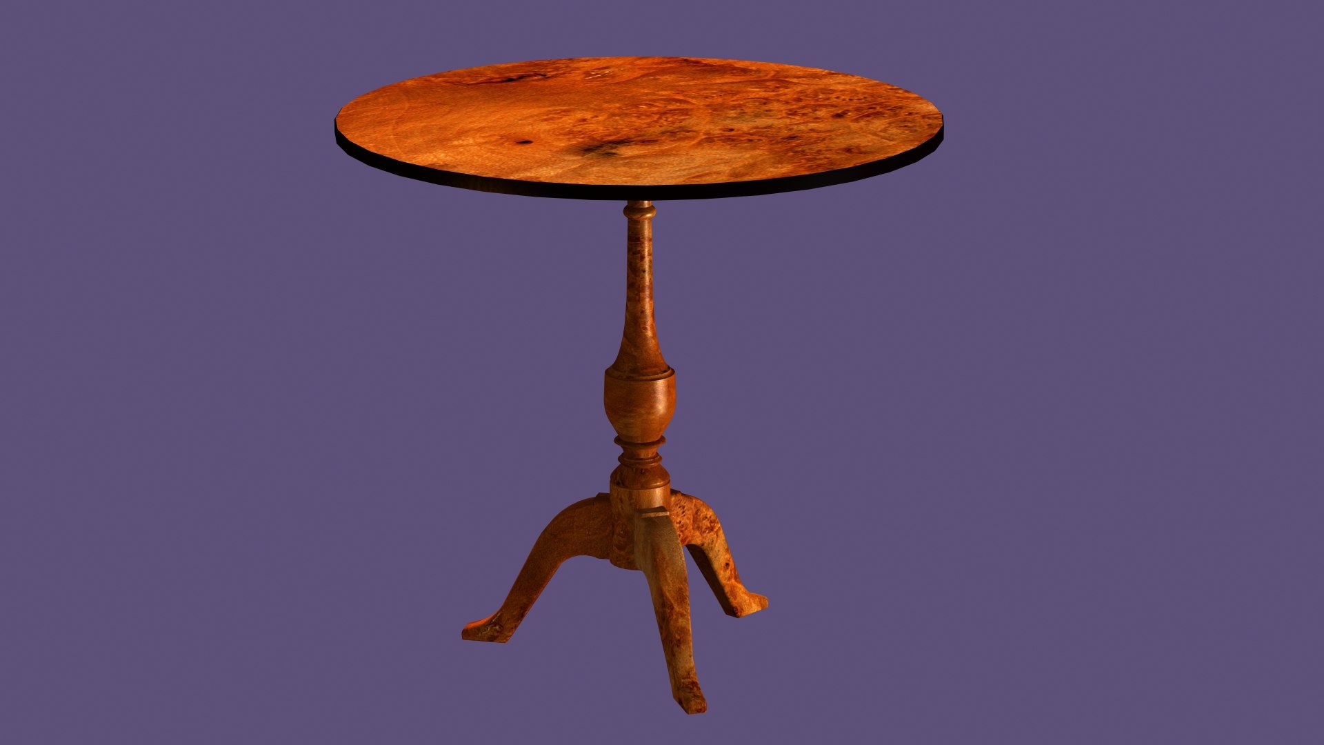 3ds Max Folding Table 1700s