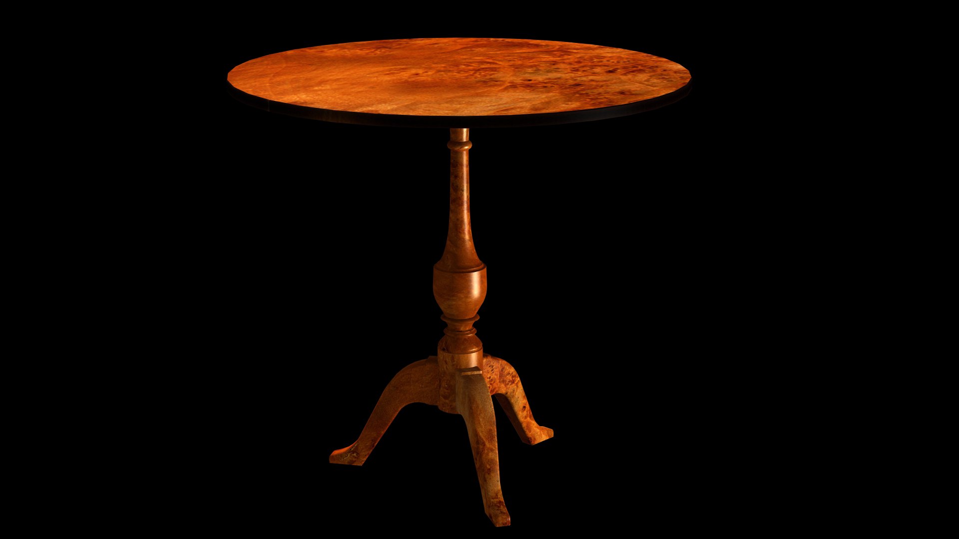 3ds Max Folding Table 1700s