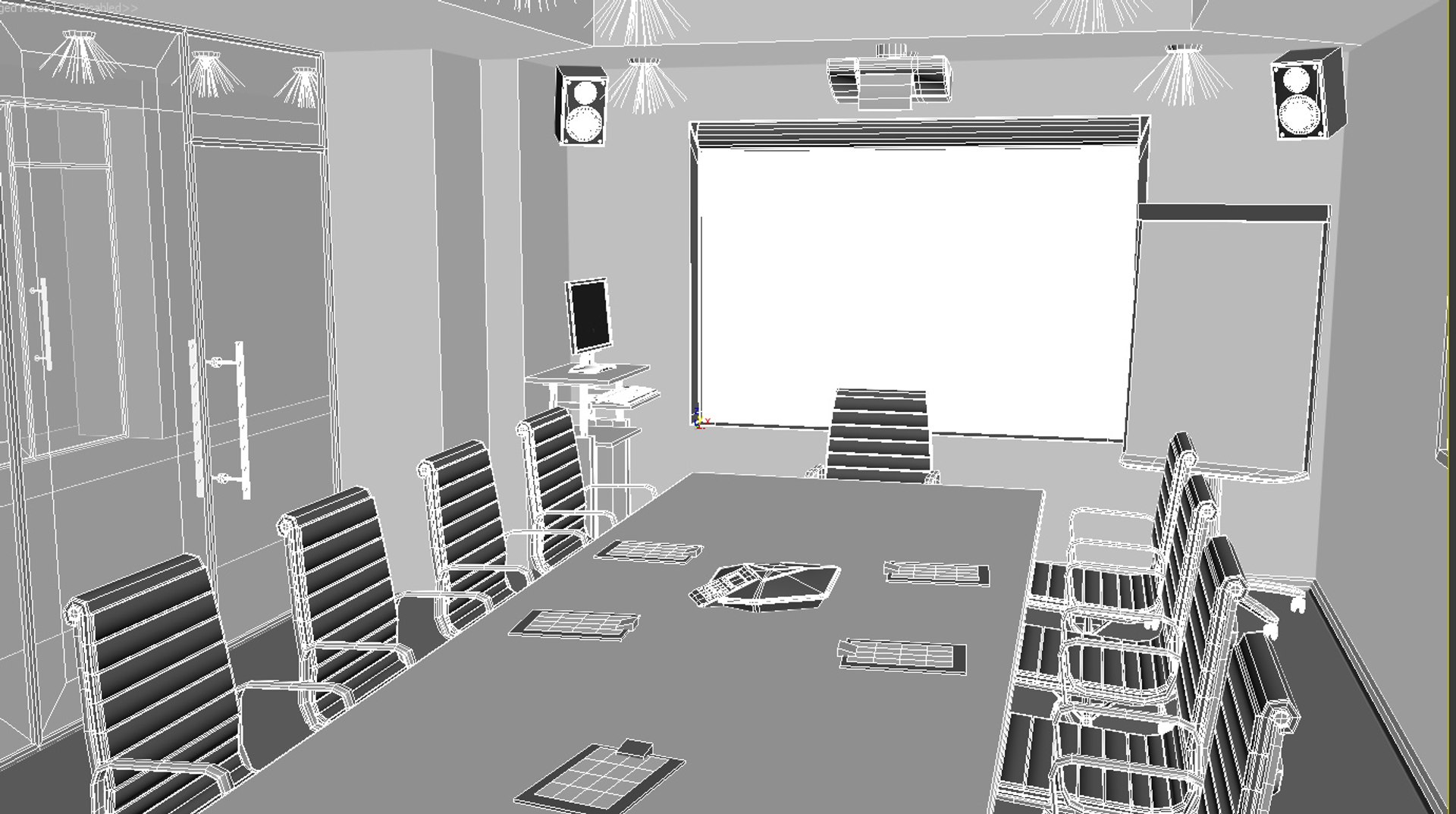 3D Conference Large Meeting - TurboSquid 1603591