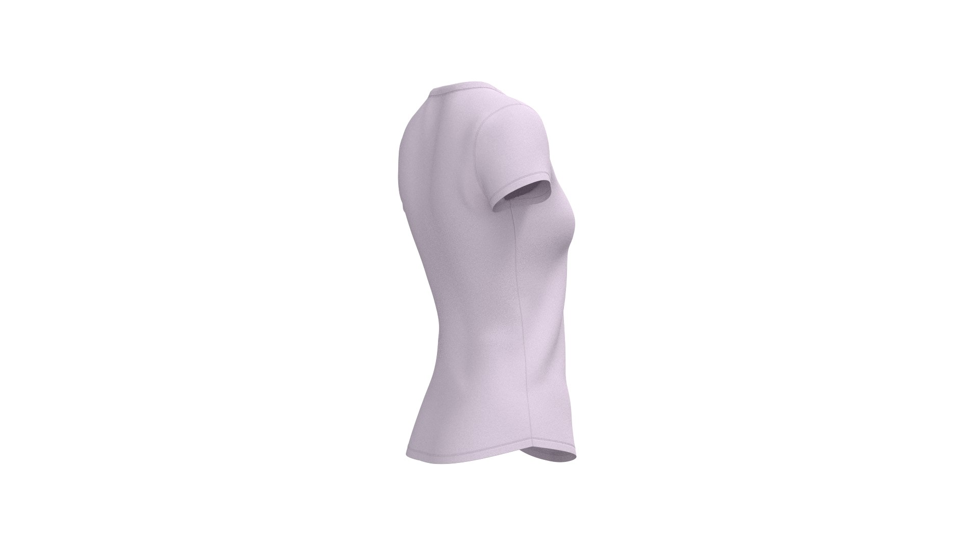3D Female Tshirt 3D Model - TurboSquid 2289165