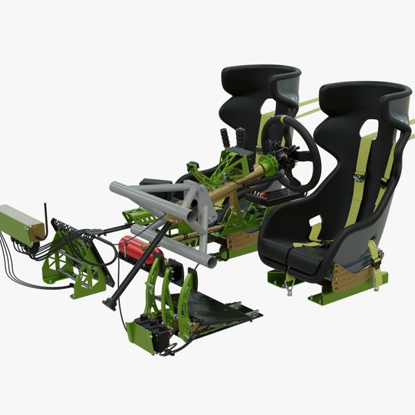 3D модель Детали салона автомобиля Highpoly Rally - TurboSquid 2238877