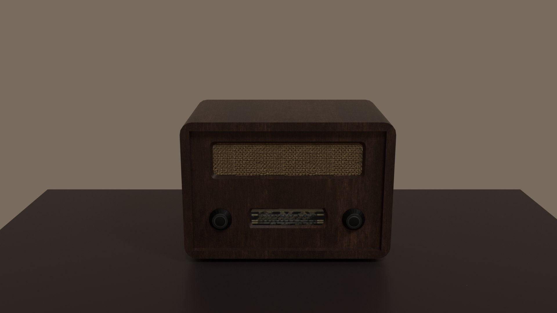 Old radio 3D model - TurboSquid 1391686