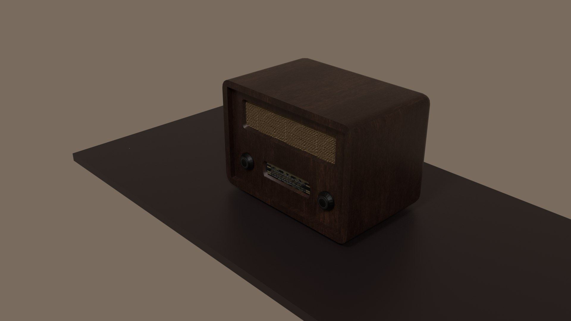 Old radio 3D model - TurboSquid 1391686