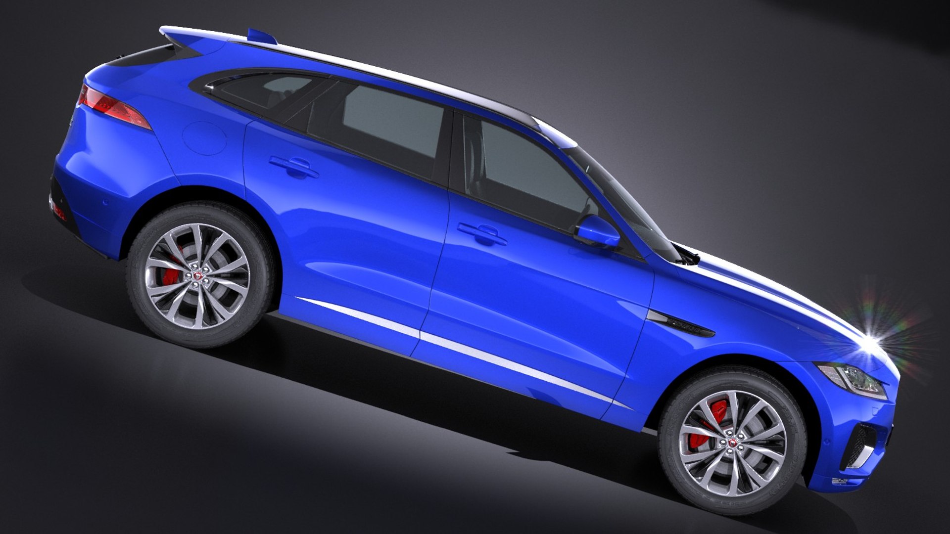 f-pace s 2017 3d model