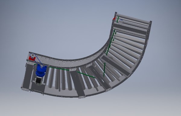 커브 벨트 컨베이어 3D CAD 모델 3D 모델 - TurboSquid 1976858