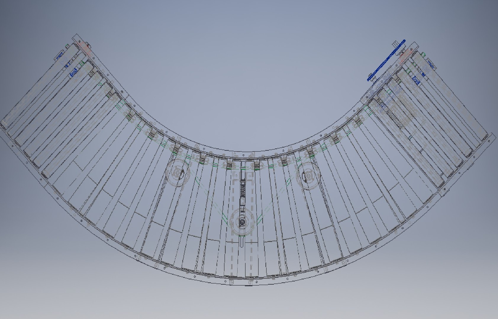3D Curve Belt Conveyor 3D CAD Model Model - TurboSquid 1976858