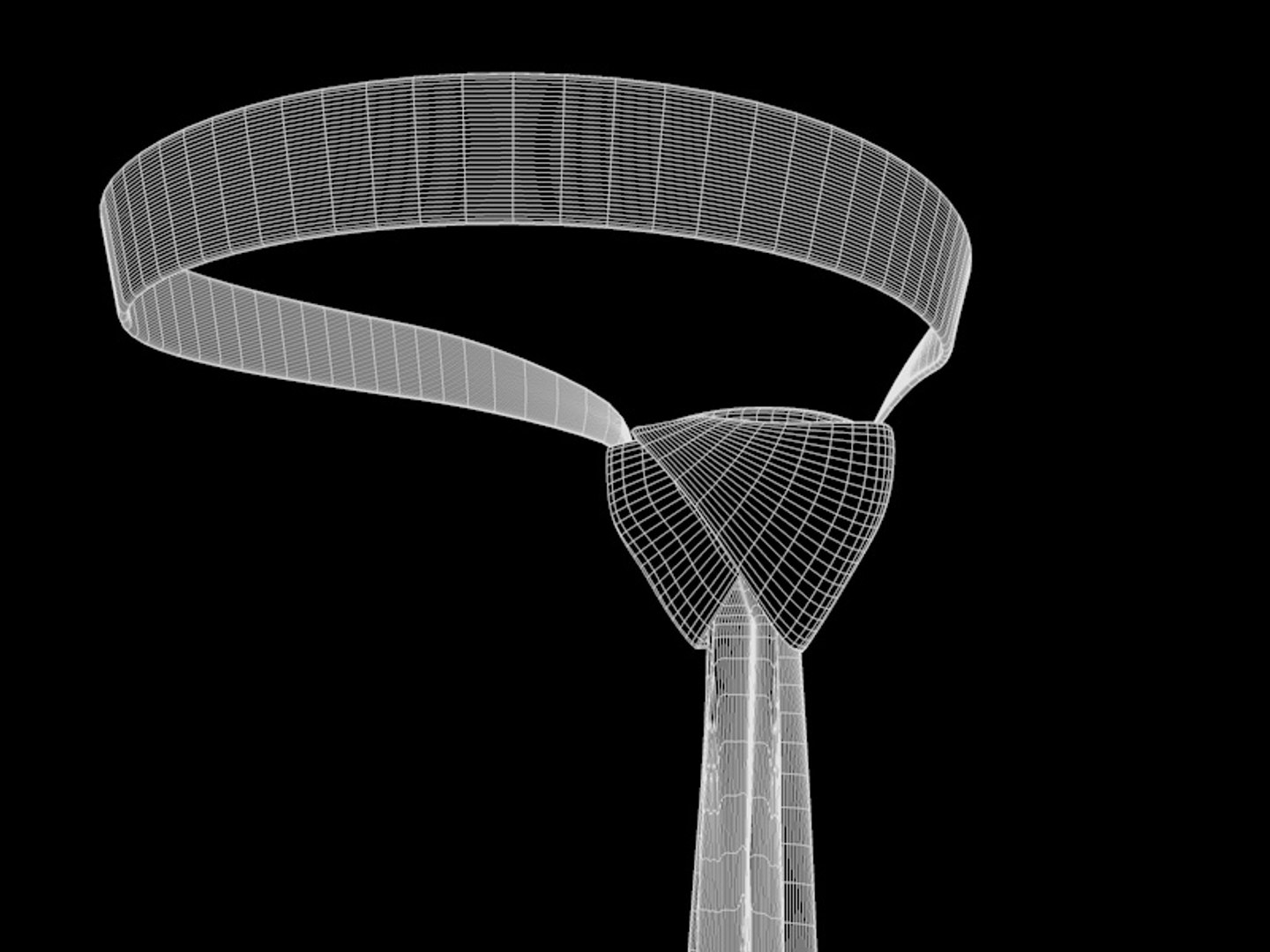 3d Tie Modelled Model