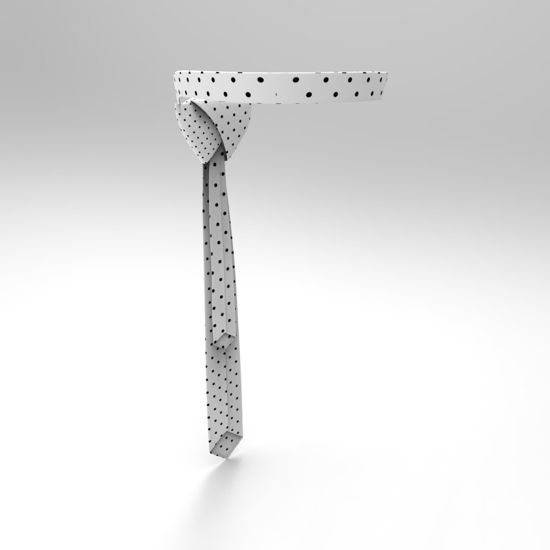 3d Tie Modelled Model