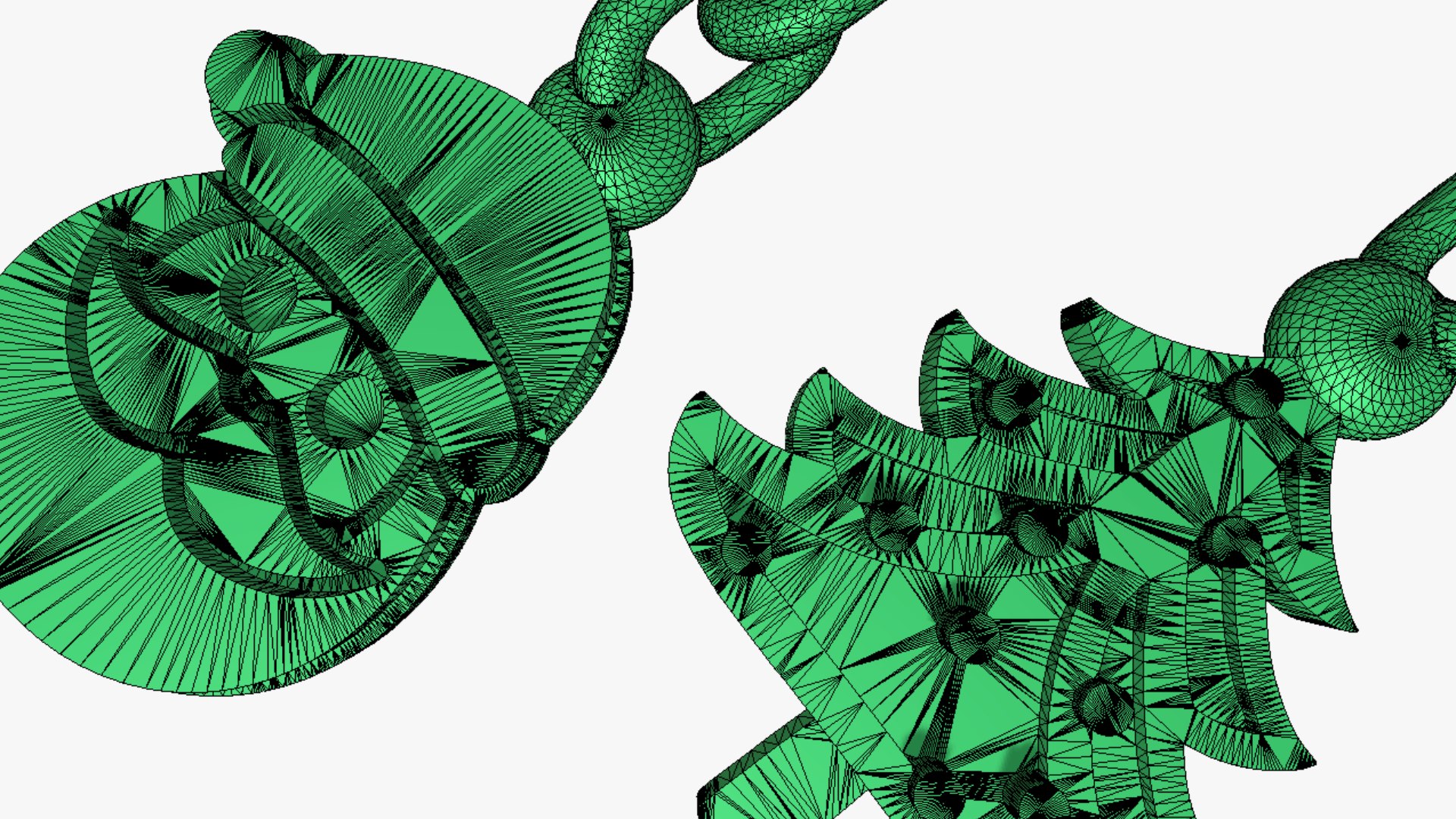 XMas Necklace 3D model - TurboSquid 2179839