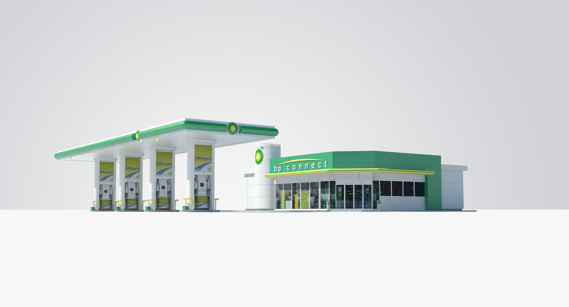 Bp Gas Station 3d 3ds