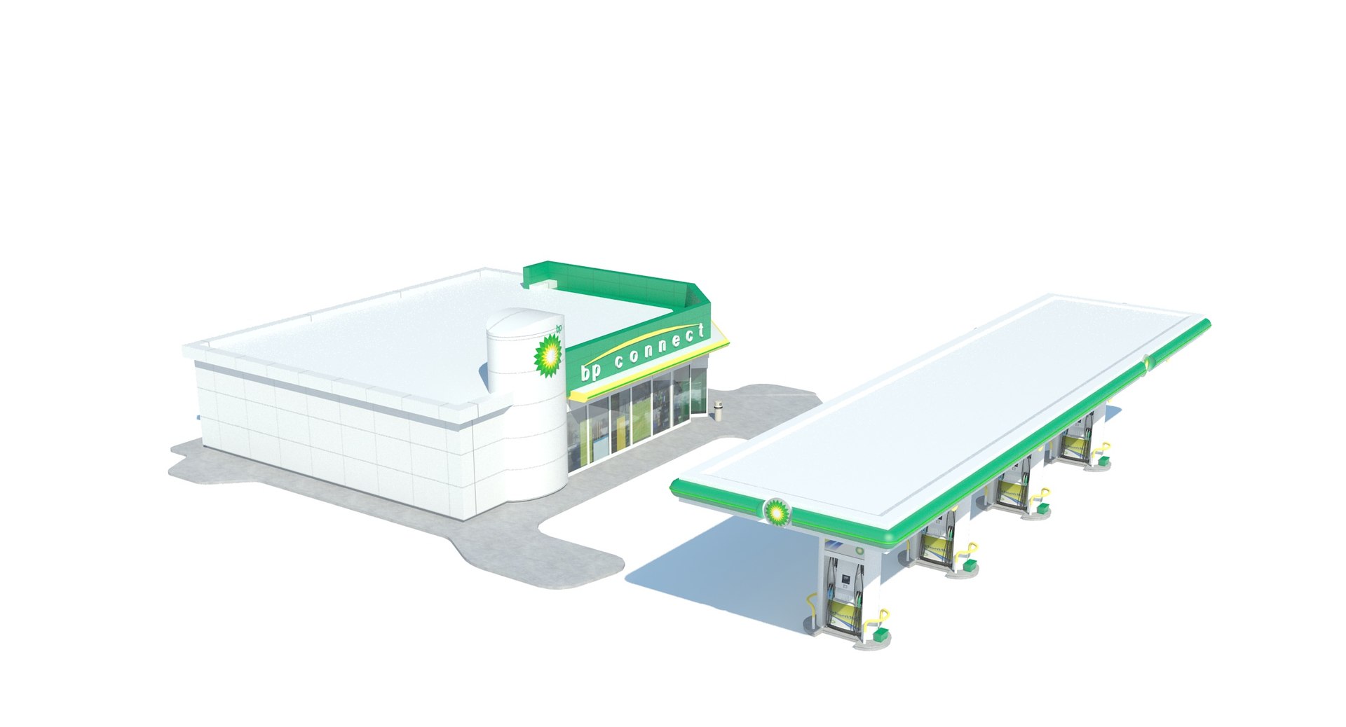 Bp Gas Station 3d 3ds