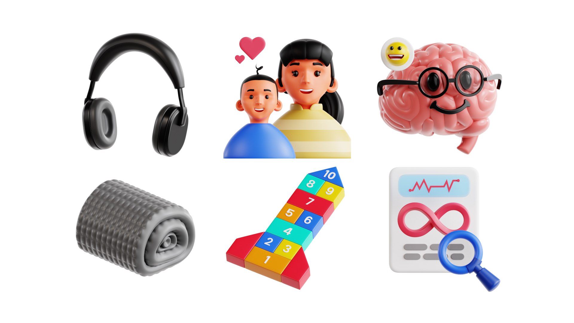 Autism Day 3D Collection 3D Model - TurboSquid 2377684