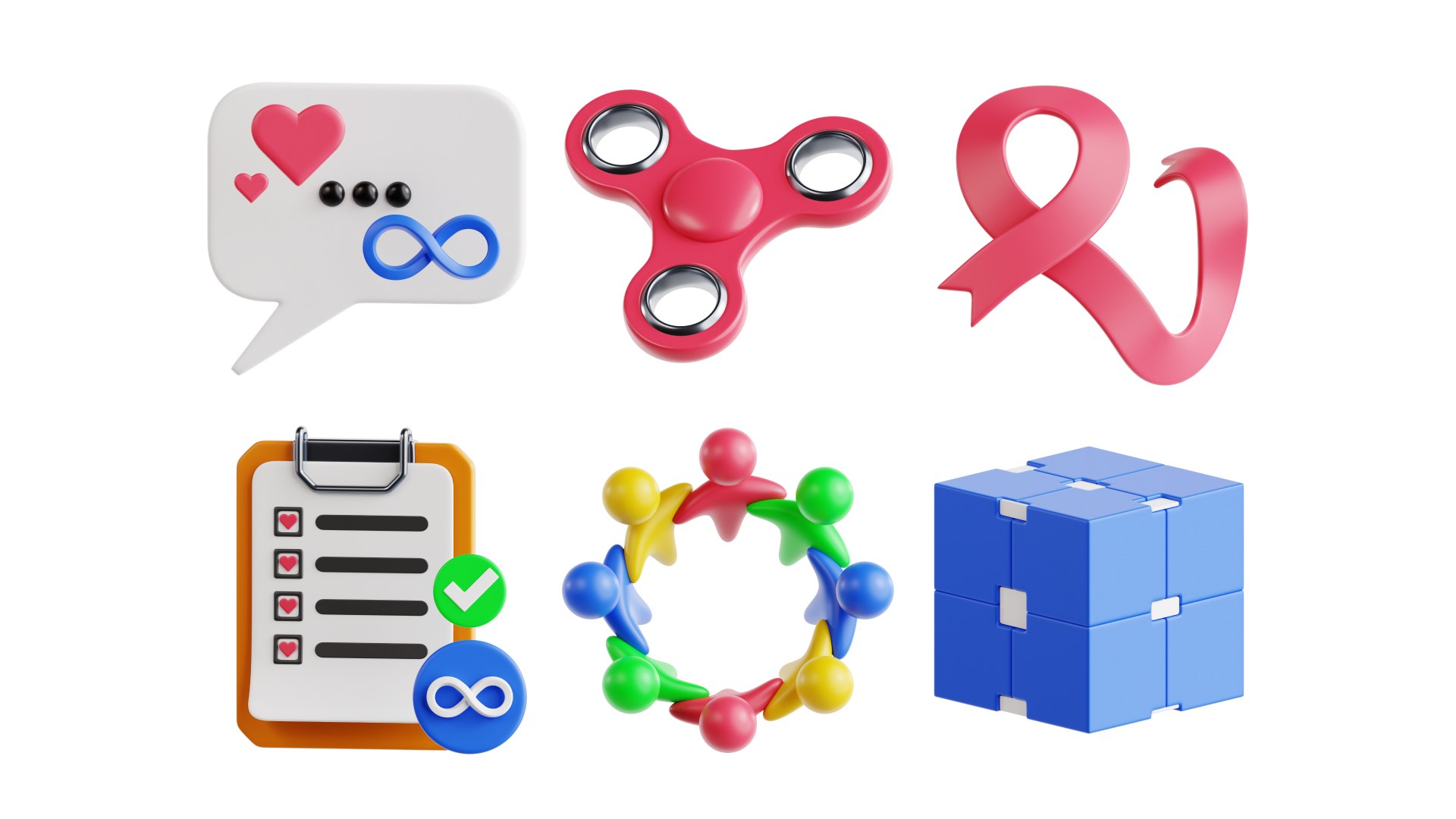 Autism Day 3D Collection 3D Model - TurboSquid 2377684