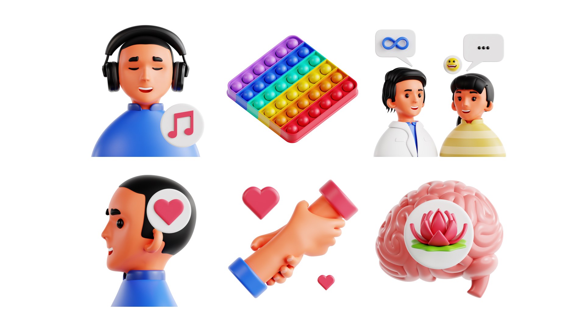 Autism Day 3D Collection 3D Model - TurboSquid 2377684