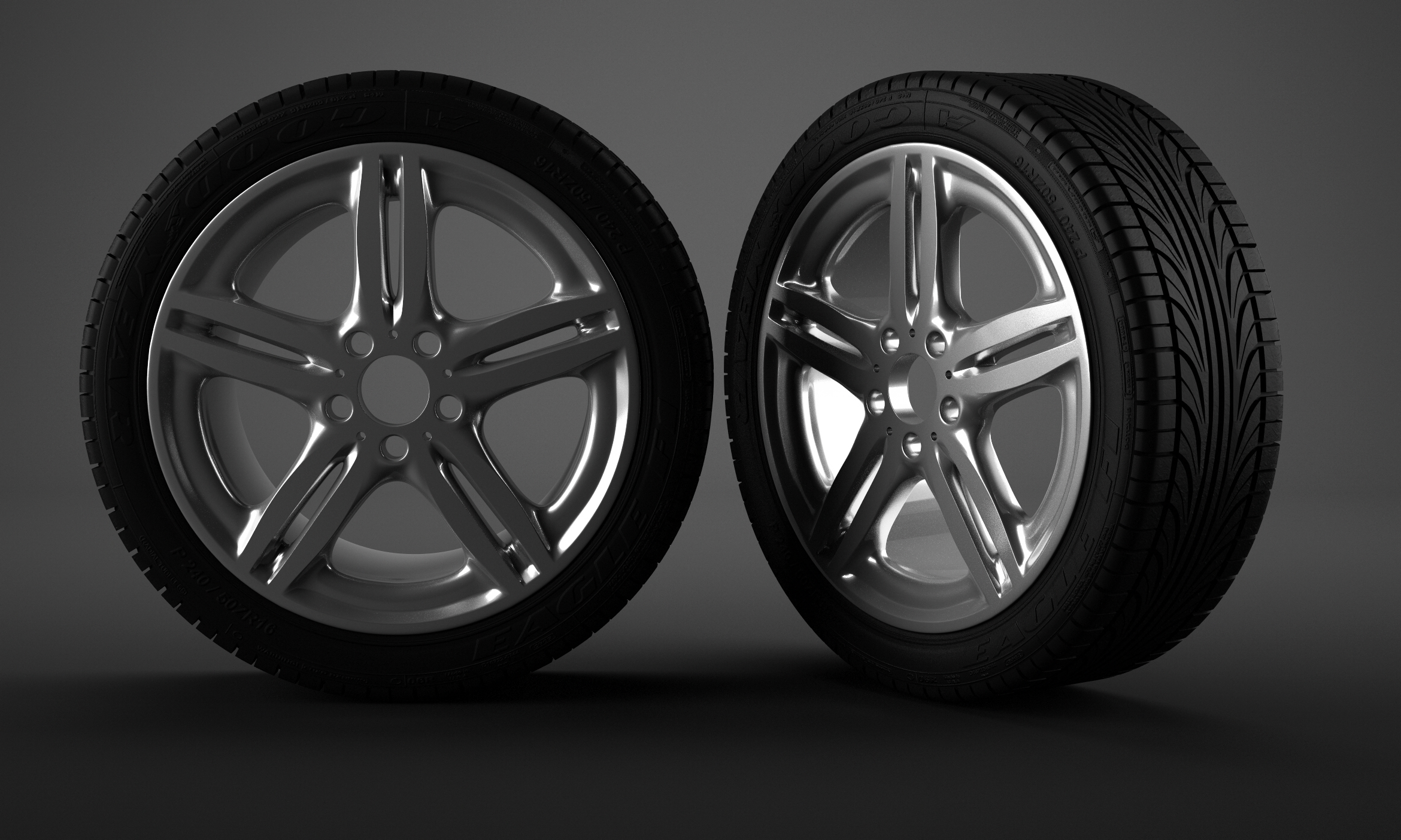 3d model wheels
