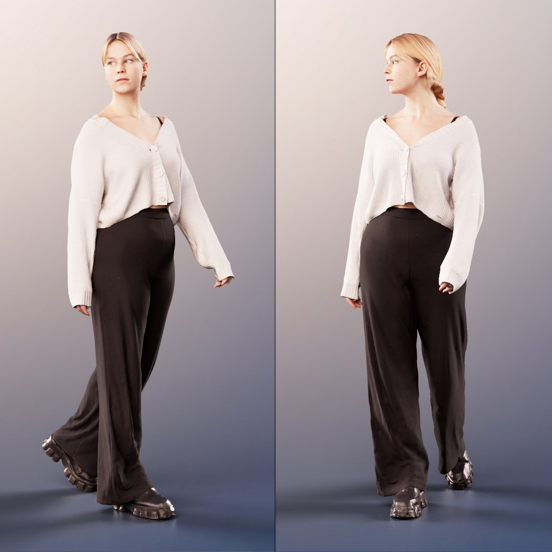 Woman Walking Model - TurboSquid 1705991