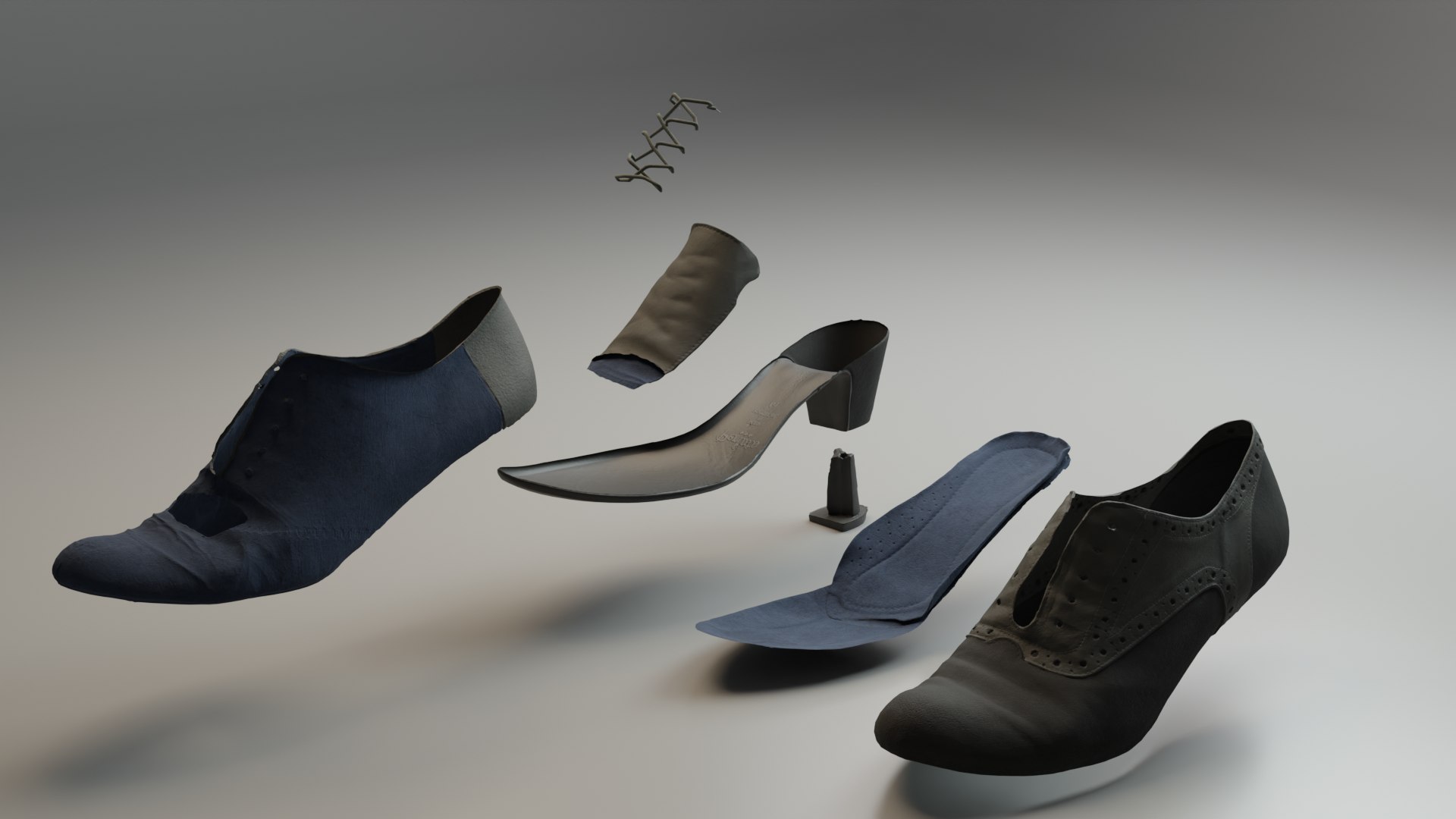 3D Women Ankle Boot model - TurboSquid 1758851