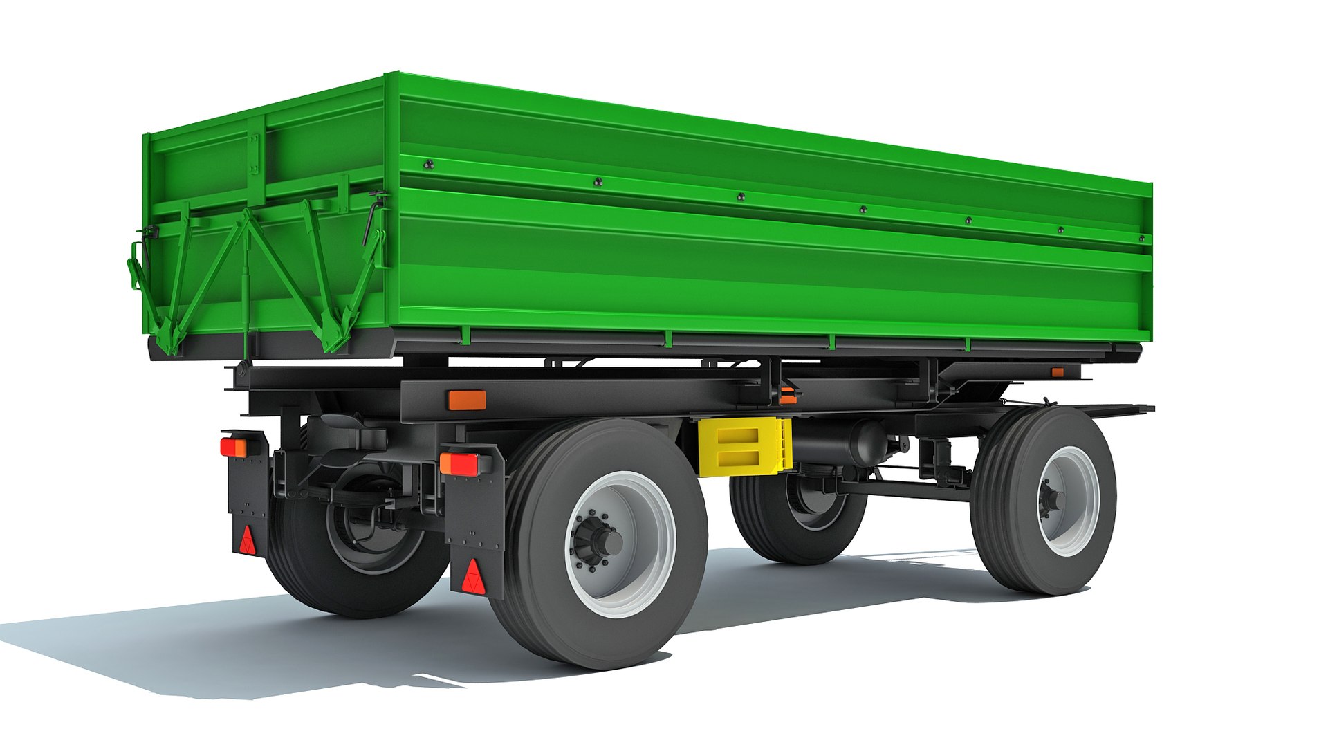 3D Farm Trailer Model - TurboSquid 2031648