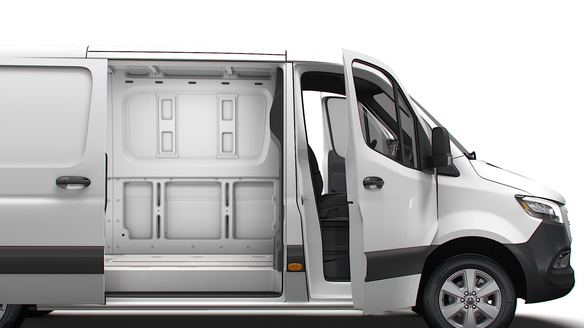 Mercedes Benz Sprinter Panel Van L2H1 RWD HQInterior 2024 3D Model ...