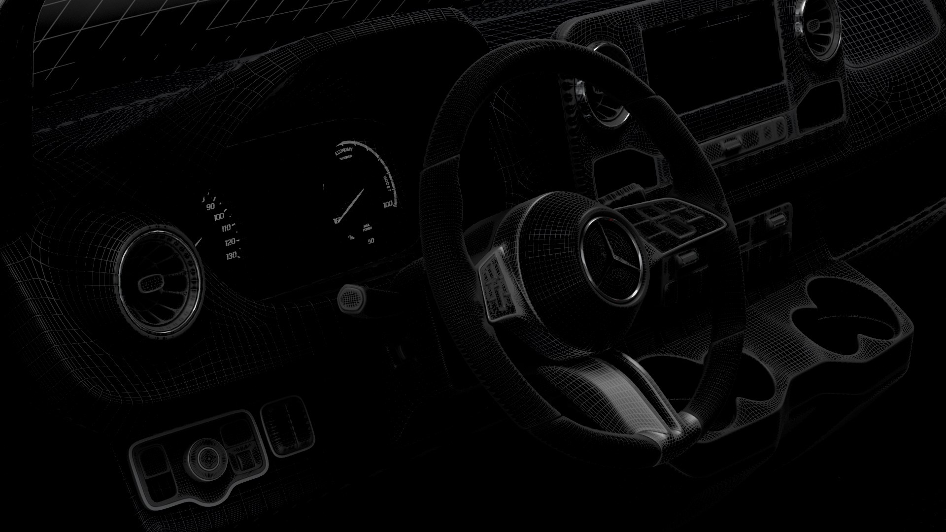 Mercedes Benz Sprinter Panel Van L2H1 RWD HQInterior 2024 3D Model ...