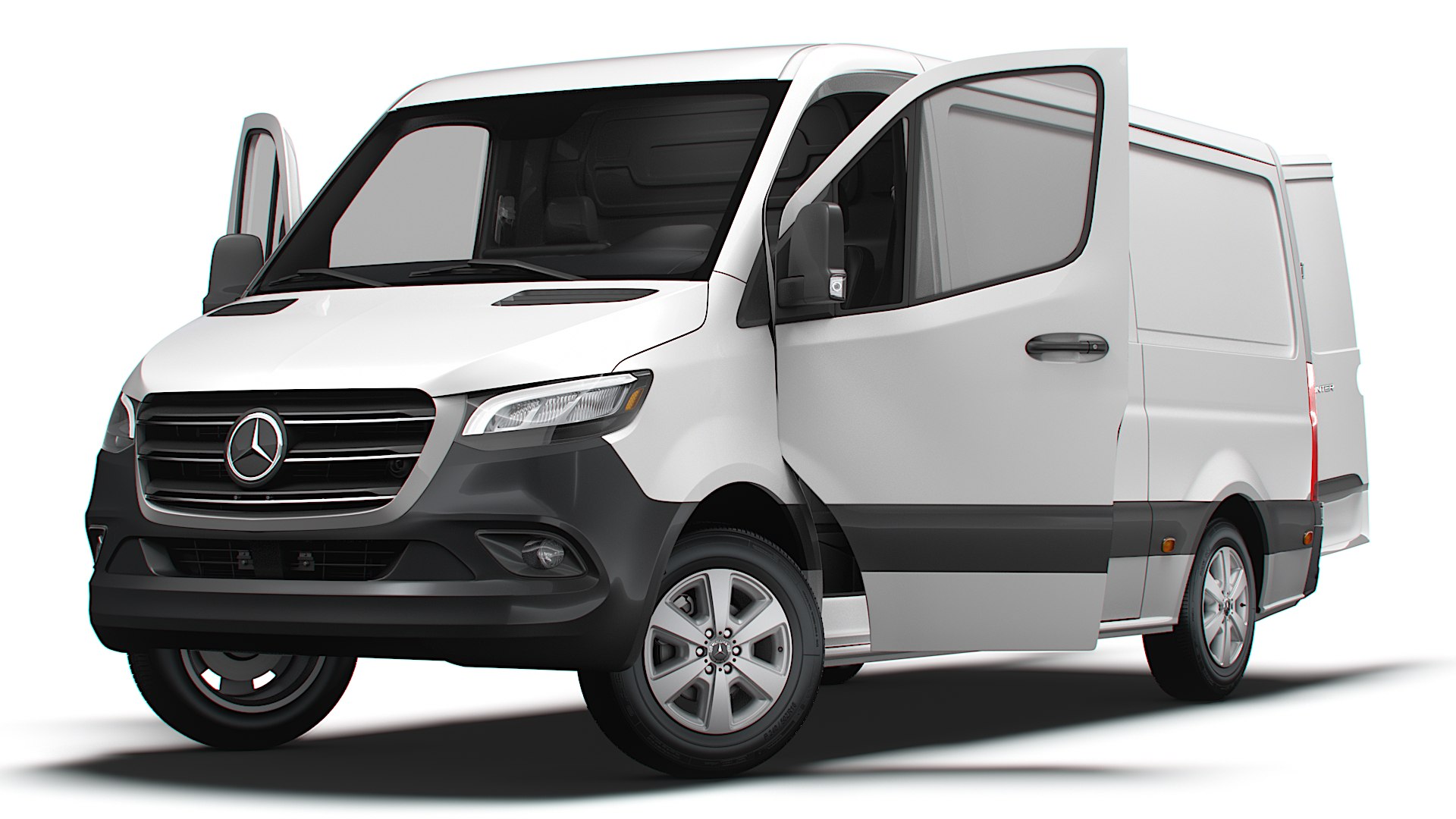 Mercedes Benz Sprinter Panel Van L2H1 RWD HQInterior 2024 3D Model ...