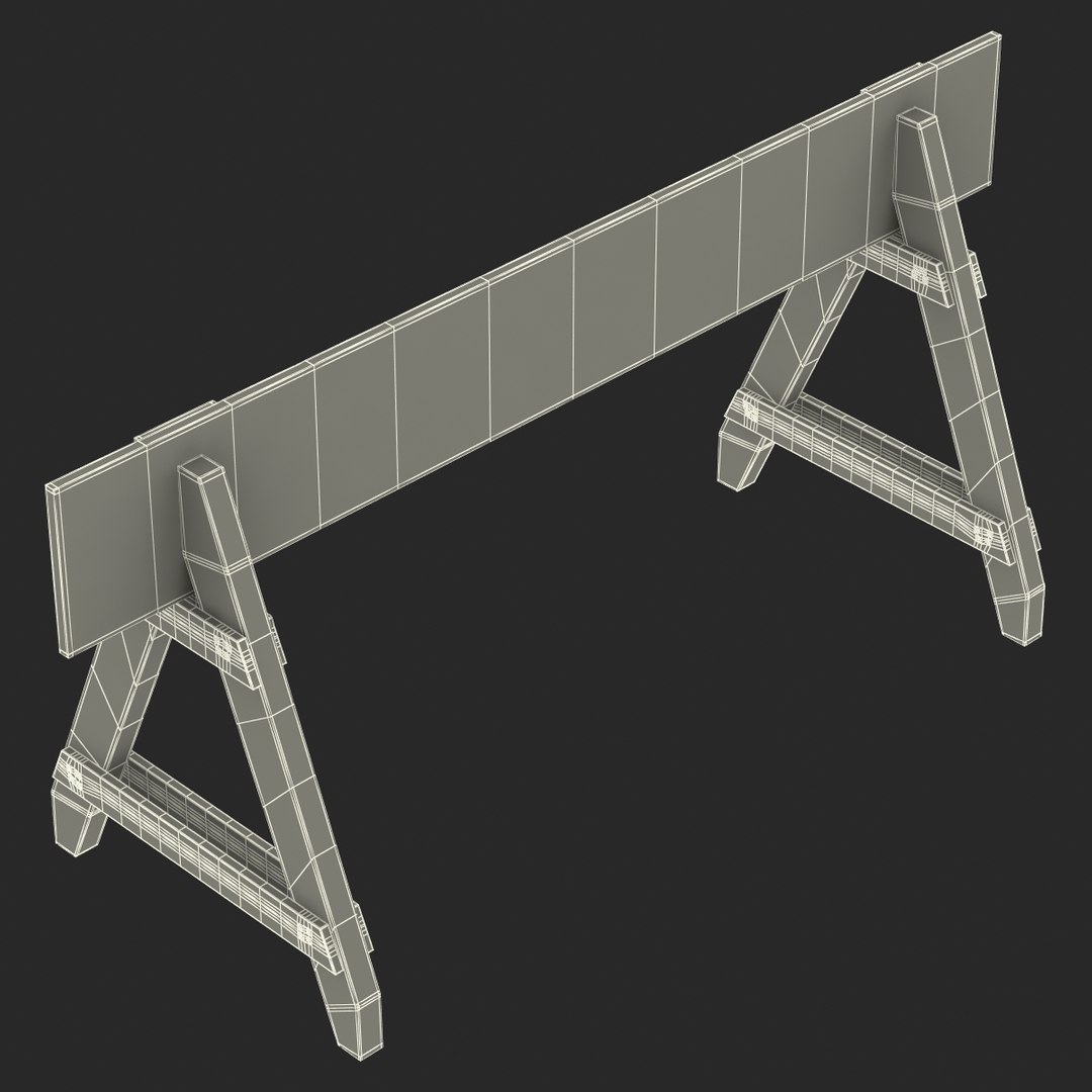 3d Nypd Police Crowd Barrier Model