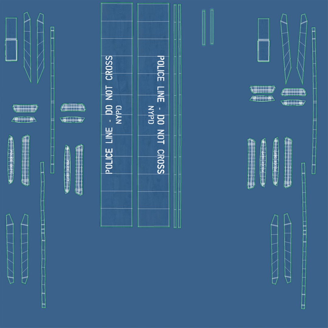 3d Nypd Police Crowd Barrier Model