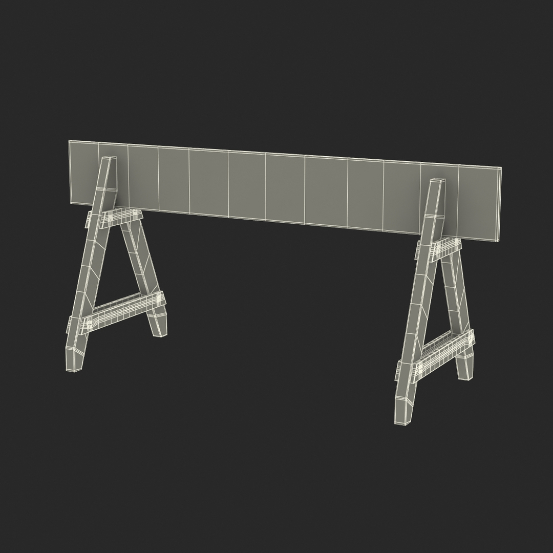 3d Nypd Police Crowd Barrier Model