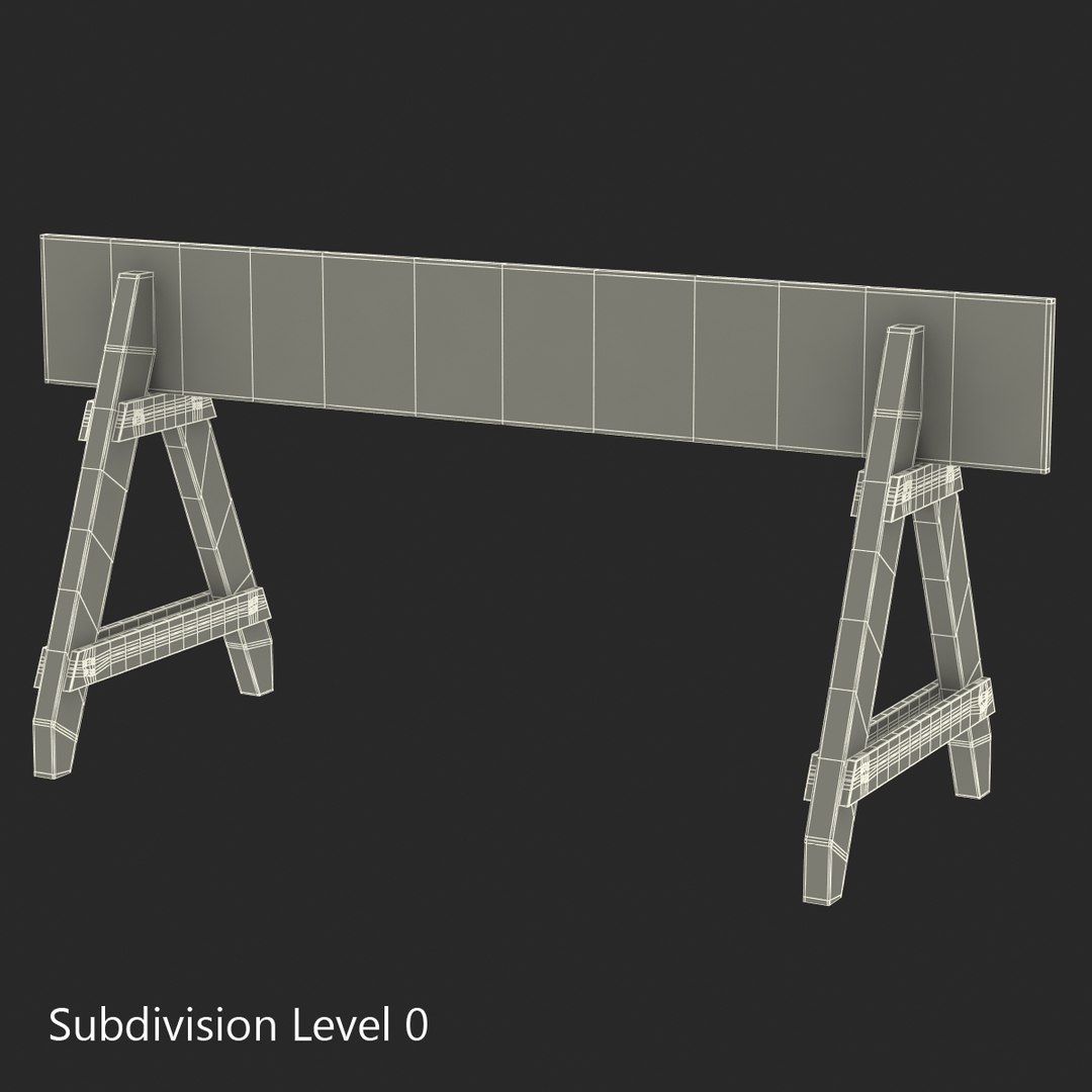 3d Nypd Police Crowd Barrier Model