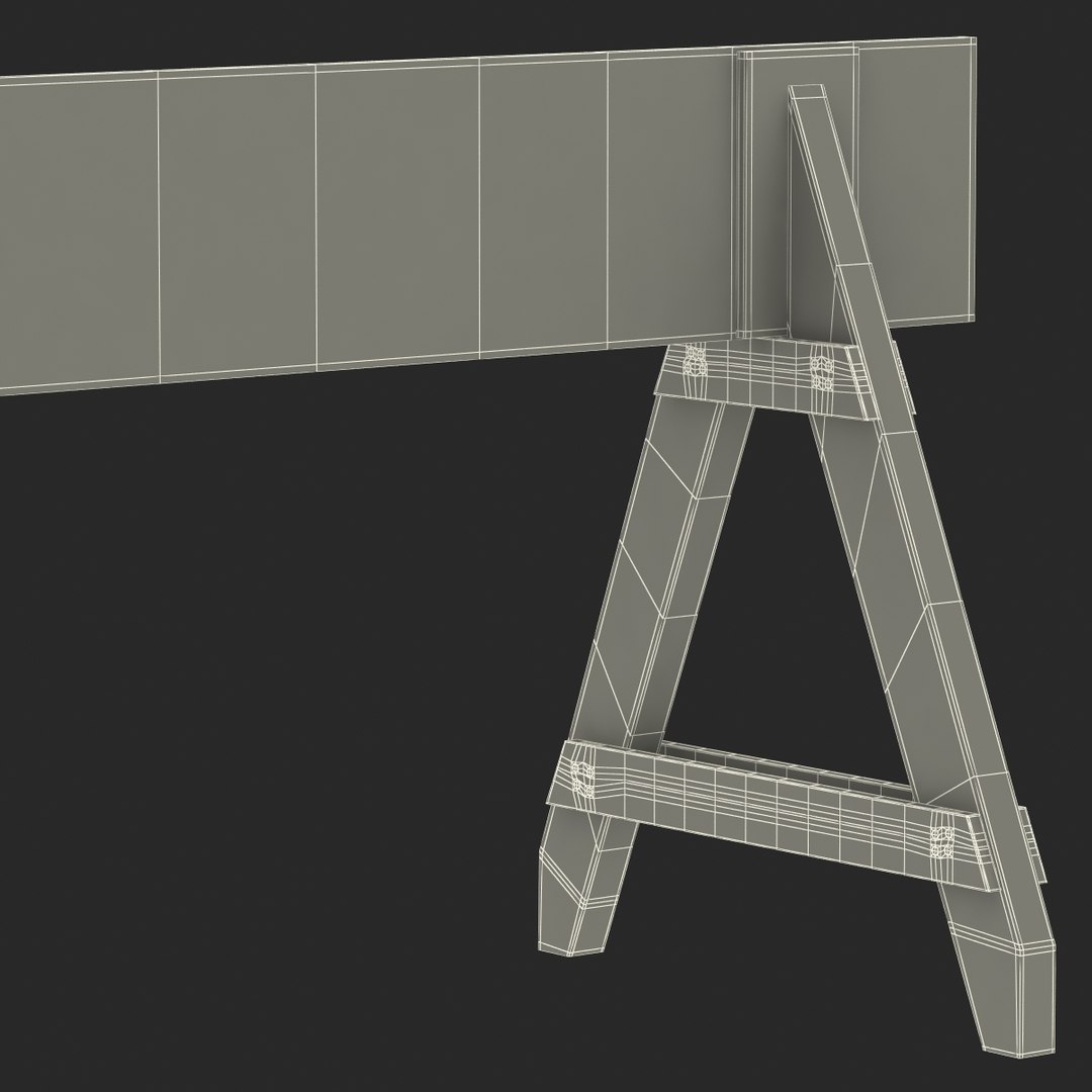 3d Nypd Police Crowd Barrier Model